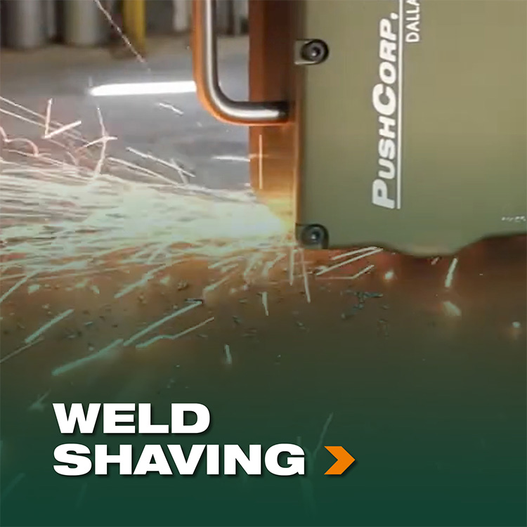 Robotic Weld Shaving & Automated Material Removal Integrations PushCorp